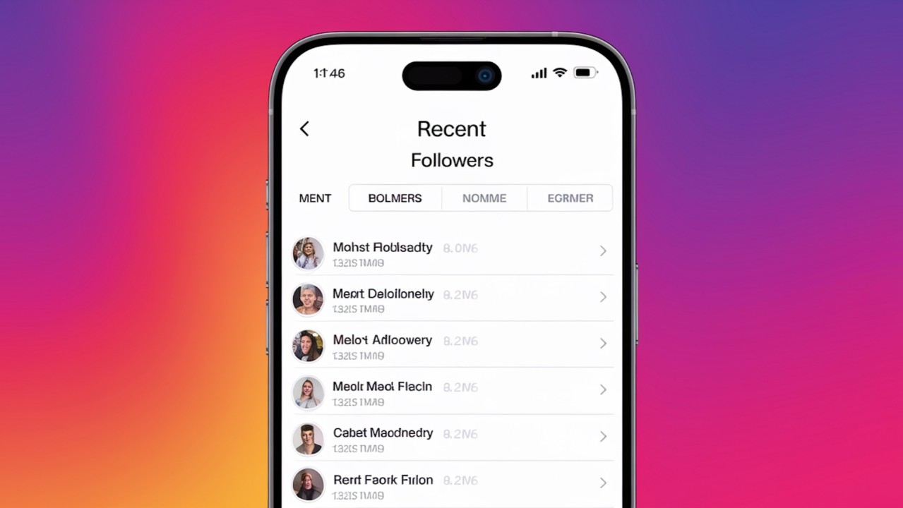 How to See Recent Followers for an Instagram account?